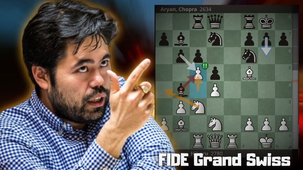 Epic Breakthrough MOTIF! - Hikaru Nakamura vs Aryan Chopra FIDE Grand ...