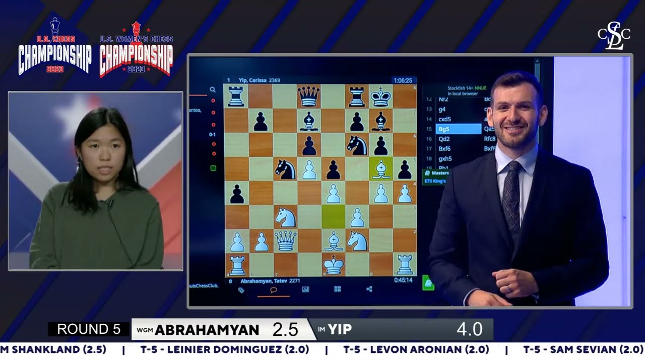 Carissa: Surprised by Tatev’s 1.d4 | R5 #USChessChamps