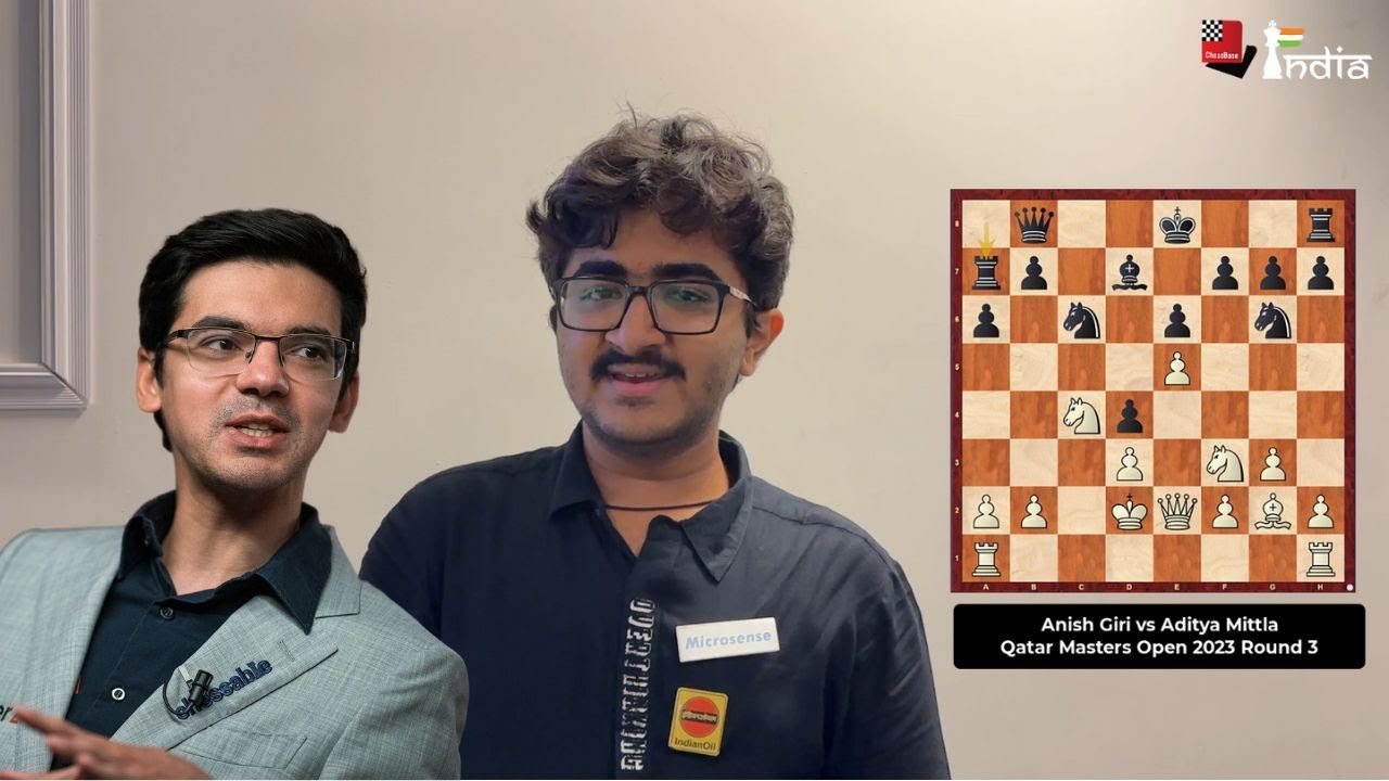 Aditya Mittal on his phenomenal preparation against Anish Giri | Qatar ...