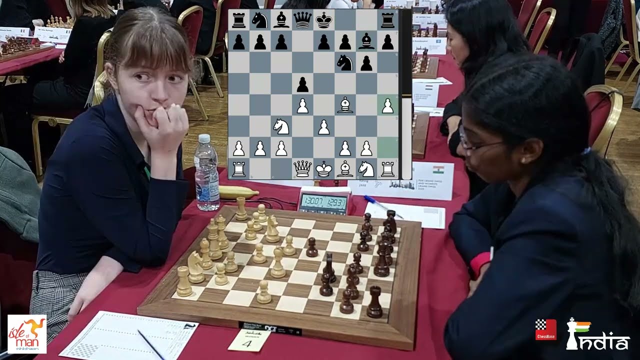 Battle of the future GMs: IM Eline Roebers v IM Vaishali R | FIDE Grand ...