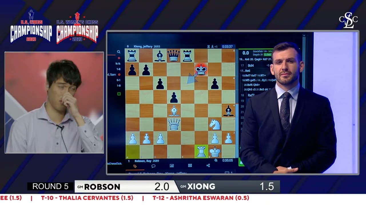 Robson: Good Positions Despite Results | R5 #USChessChamps