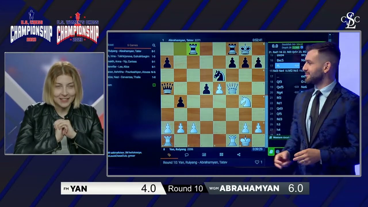 Abrahamyan’s French Pays Off! | R10 #USChessChamps