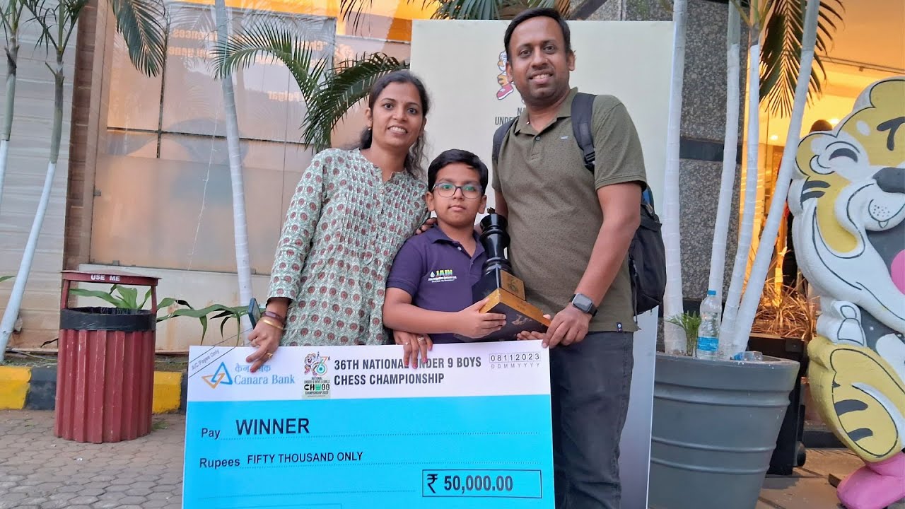 8-year-old Pune boy Advik Amit Agrawal wins the National Under-9 ...