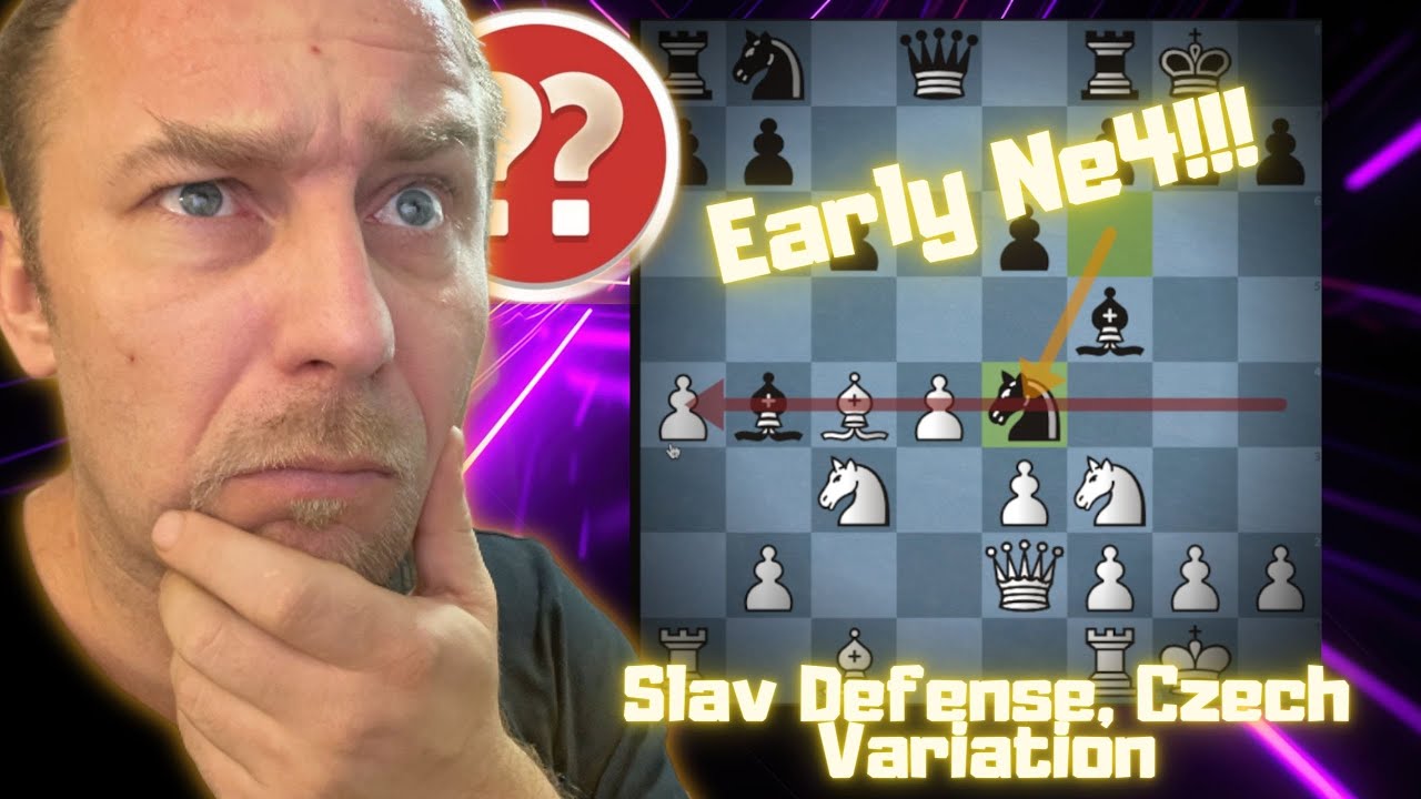 Progressive Ideas AGAINST the Czech Variation of the Slav Defense!