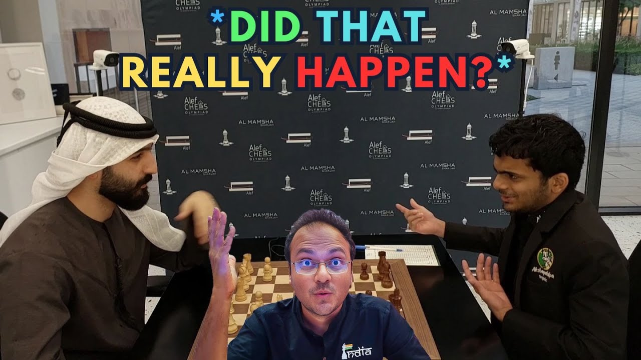The commentator is shocked | Salem Saleh vs Nihal Sarin | Alef Super ...