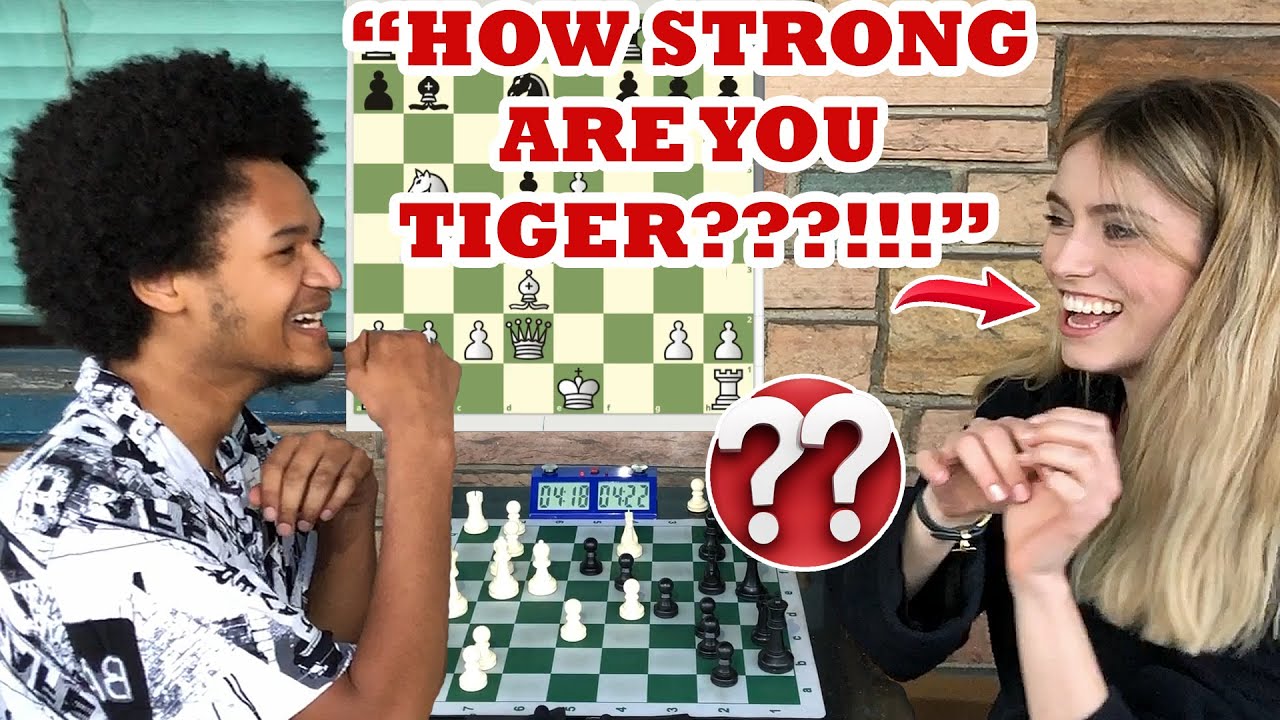17 Year Old Tiger Rated 2170 Hustles WFM Anna Cramling! Tiger Tre vs ...
