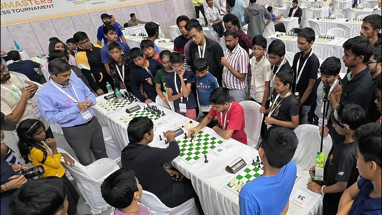 An Intense Knight vs Rook Endgame | Afreed T Khan vs IM Sambit Panda ...