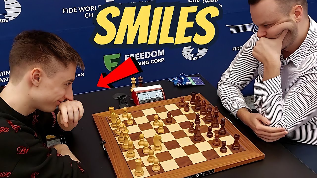 What made Daniil Dubov smile on move three? Dubov vs Inđić | World ...