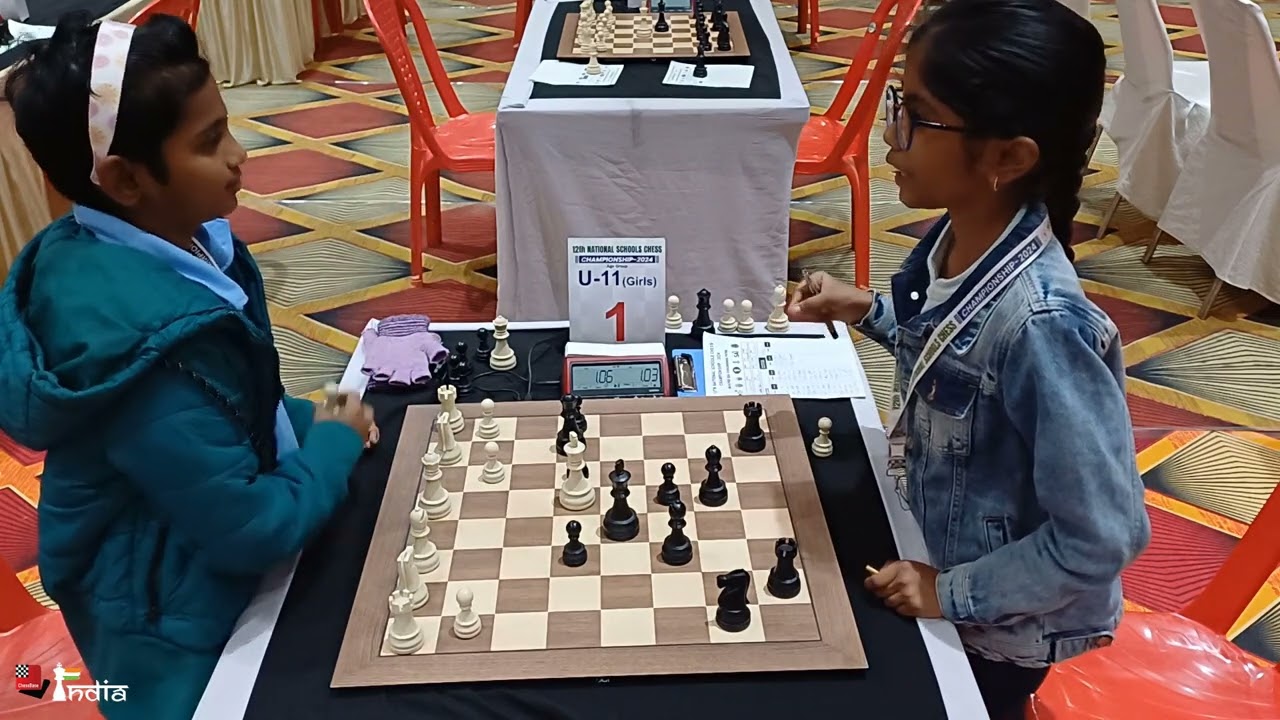 Whose attack is faster? | Ravi Ganesh vs Vedika Pal | Under-11 Girls ...