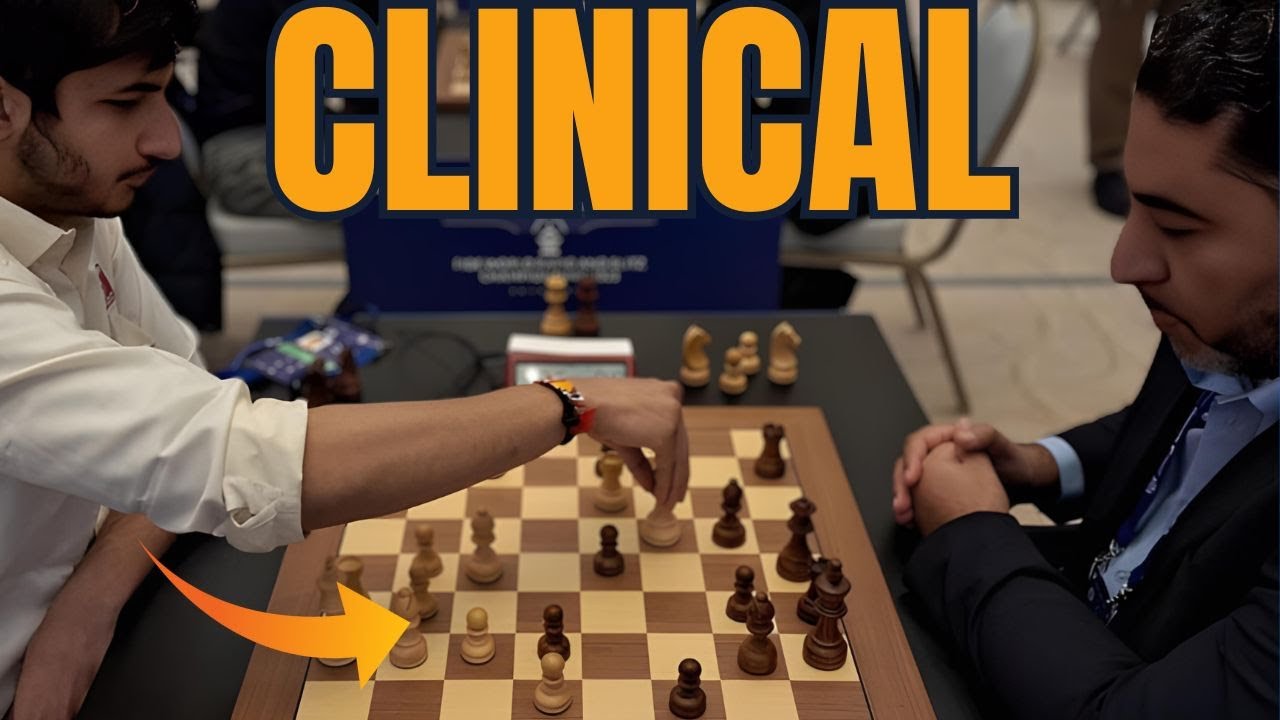 Vidit Gujrathi’s Clinical Finish | GM Vidit vs IM Tissir | World Blitz 2023