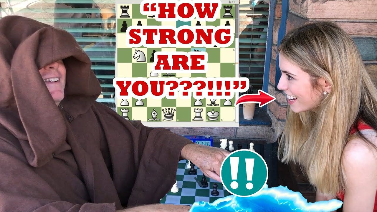 Princess Cramling vs Dark Sith Lord Chess Master! WFM Anna Cramling vs ...