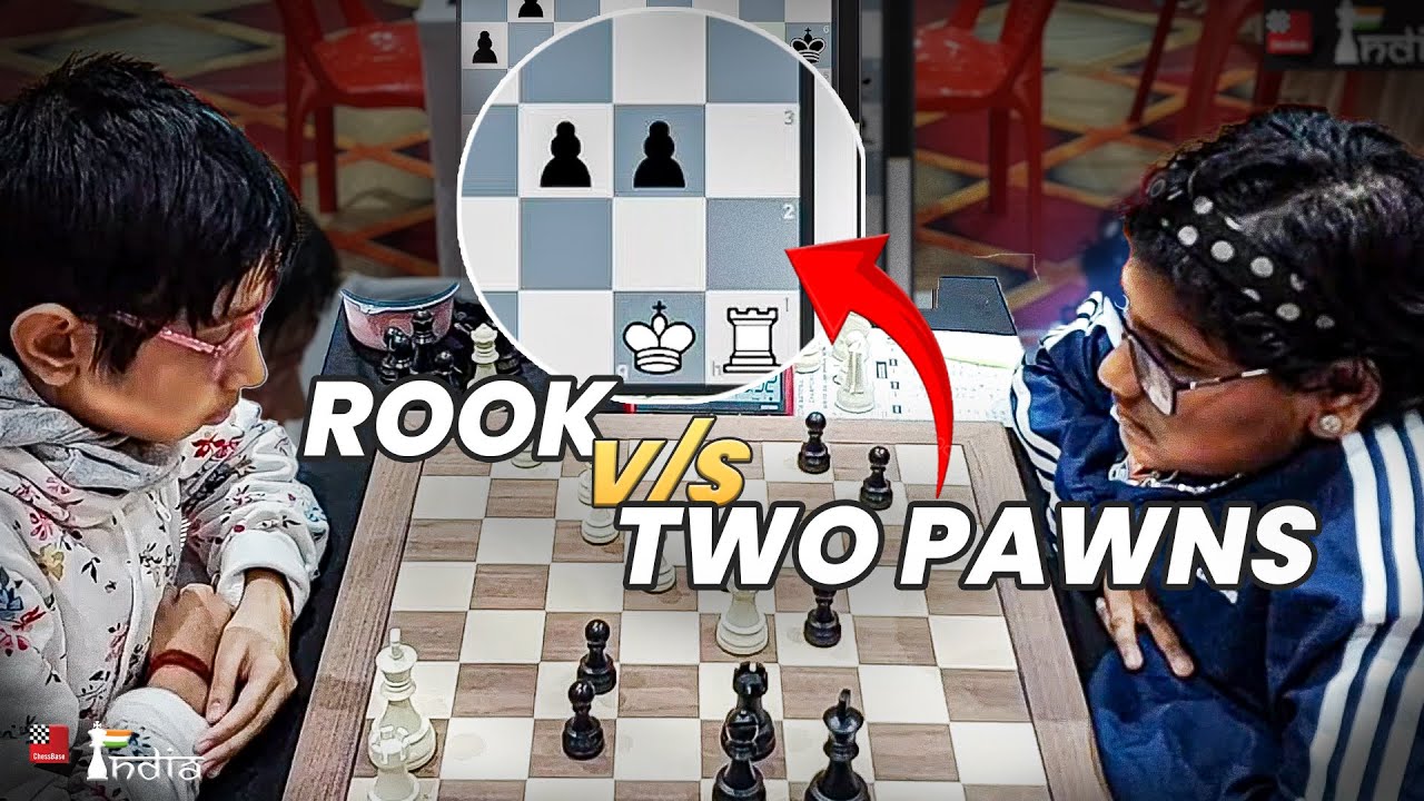 Connected Pawns Vs Double Rooks Who Wins Maitreyi Vs Nivedita 12th National Schools 2024