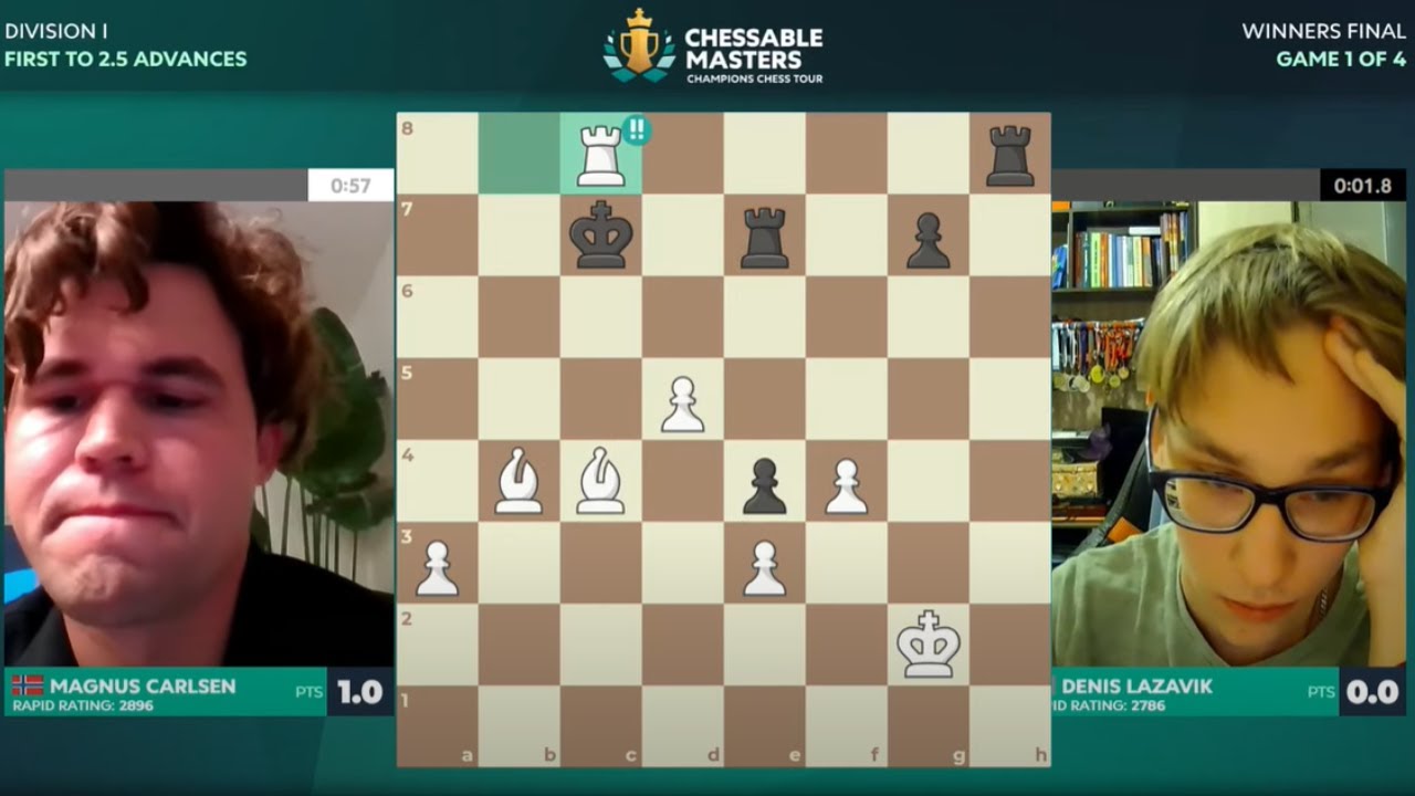 Magnus Carlsen SACRIFICES His ROOK TWICE in the Winner’s FINAL | Magnus ...