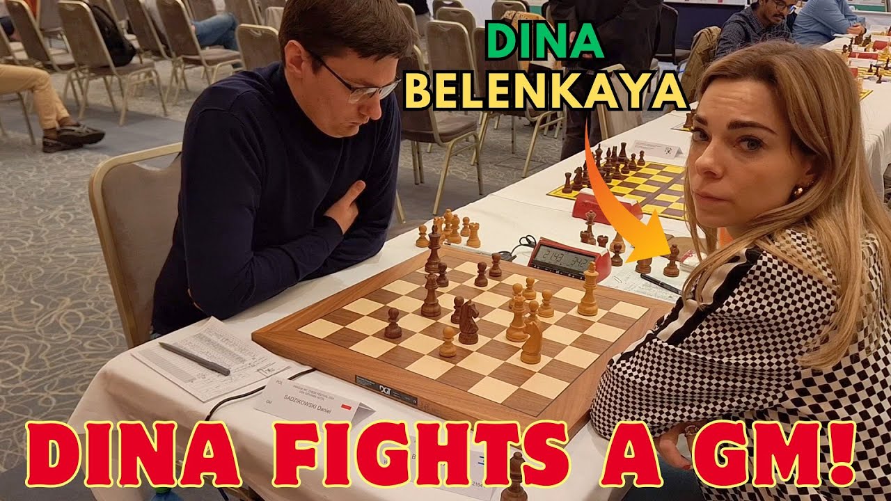 WGM @DinaBelenkaya faces a Grandmaster! | Dina vs Daniel | Prague Open 2024