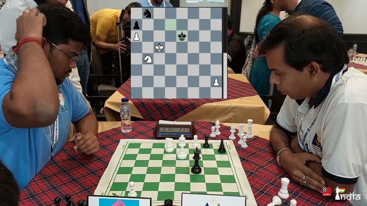 Extremely Instructive Knight Endgame - Sarbojit v Subhajit | Inter Club ...