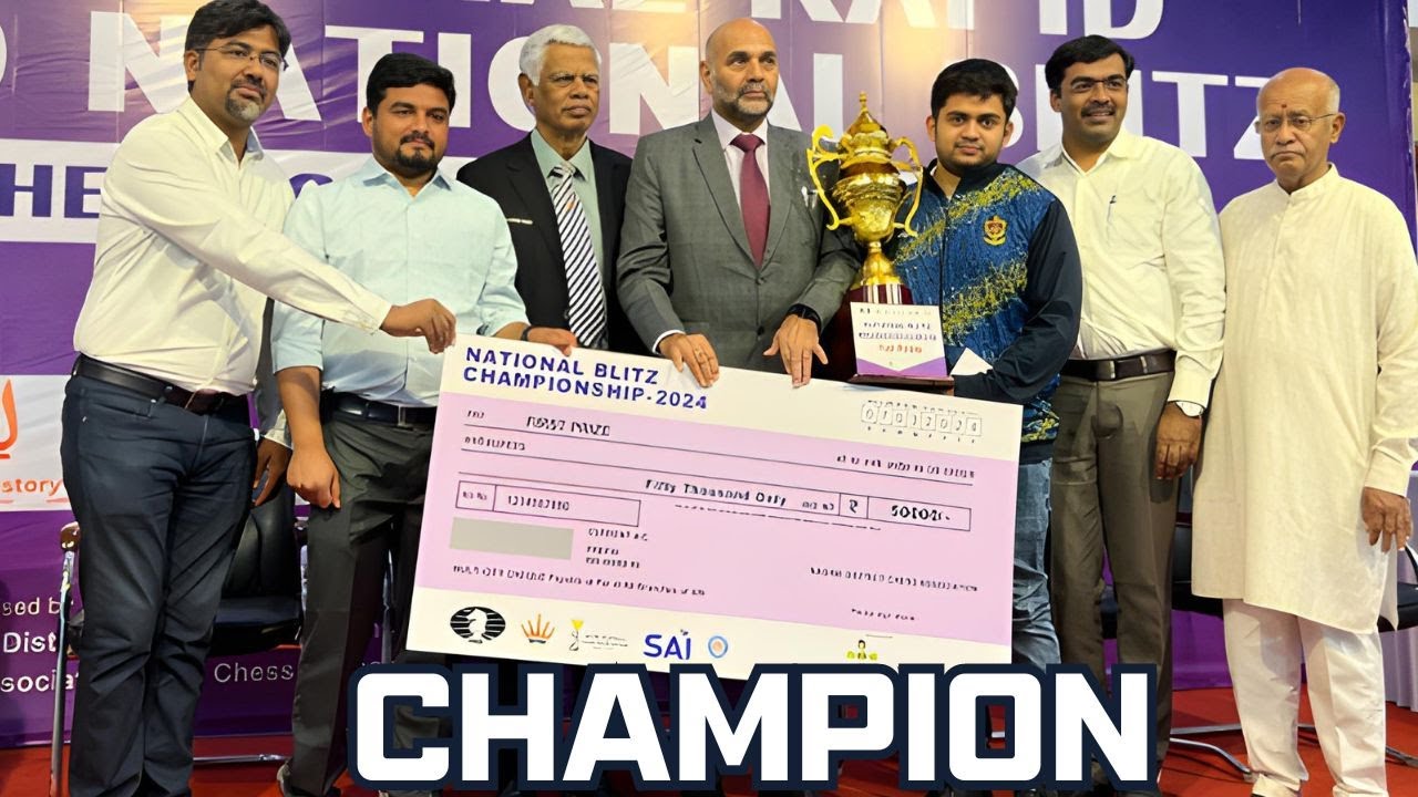 Diptayan Ghosh Clinches A Double at the National Rapid and Blitz 2024