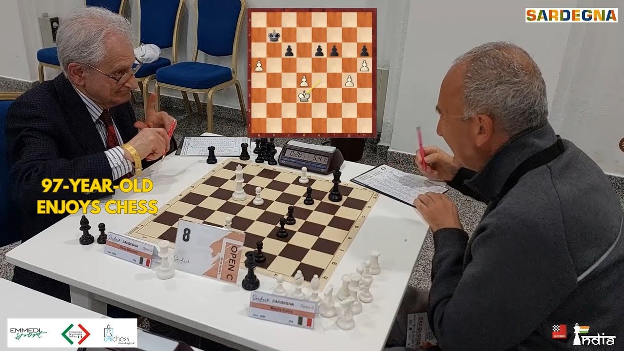 97-year-old enjoys chess and shows fantastic endgame technique ...