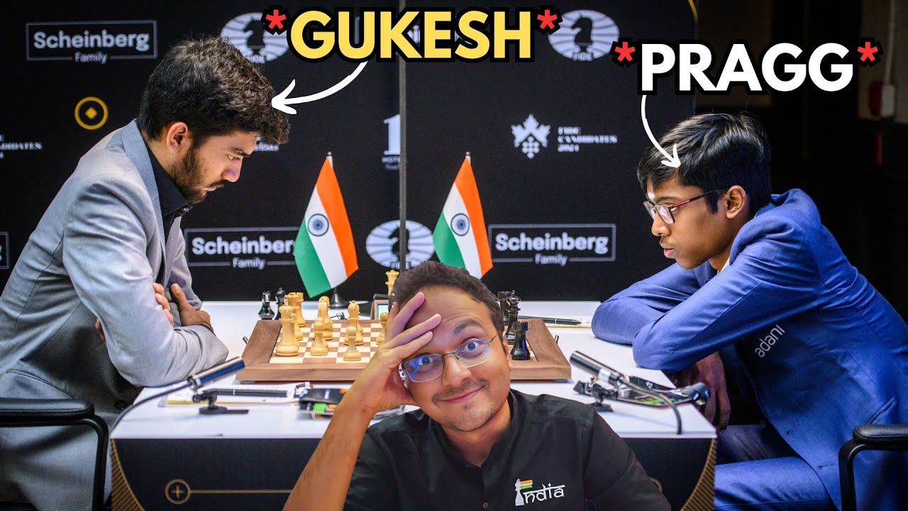 Who offered the draw here? | Gukesh vs Pragg | FIDE Candidates 2024
