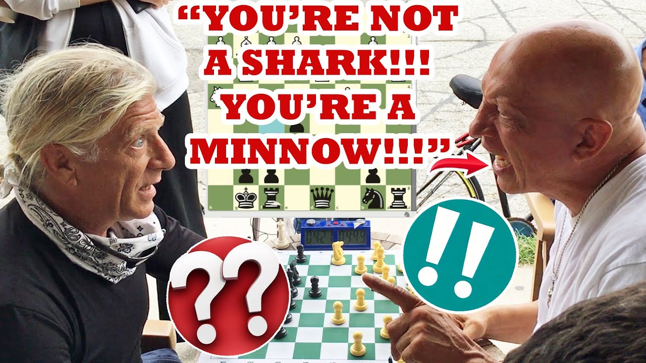 Chess Shark Can’t Believe Trash Talker Calls Him A Minnow! Jeff The ...