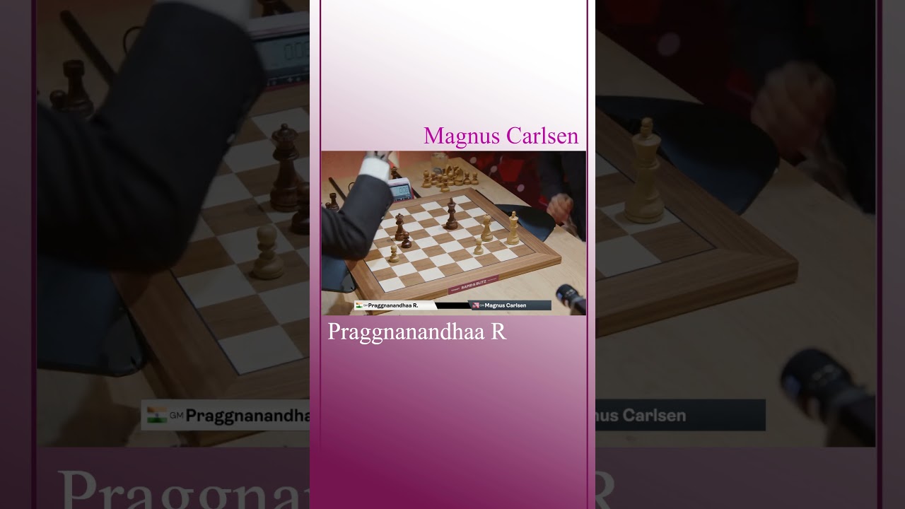 Pragg’s Smooth Technique Against Magnus #GrandChessTour #chess # ...