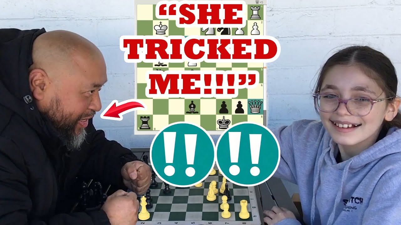 11 Year Old Girl Sets Genius Queen Trap On Move 10! Dazzling Dada vs ...