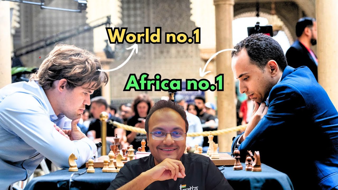 When World no.1 Magnus Carlsen took on Africa no.1 Bassem Amin ...