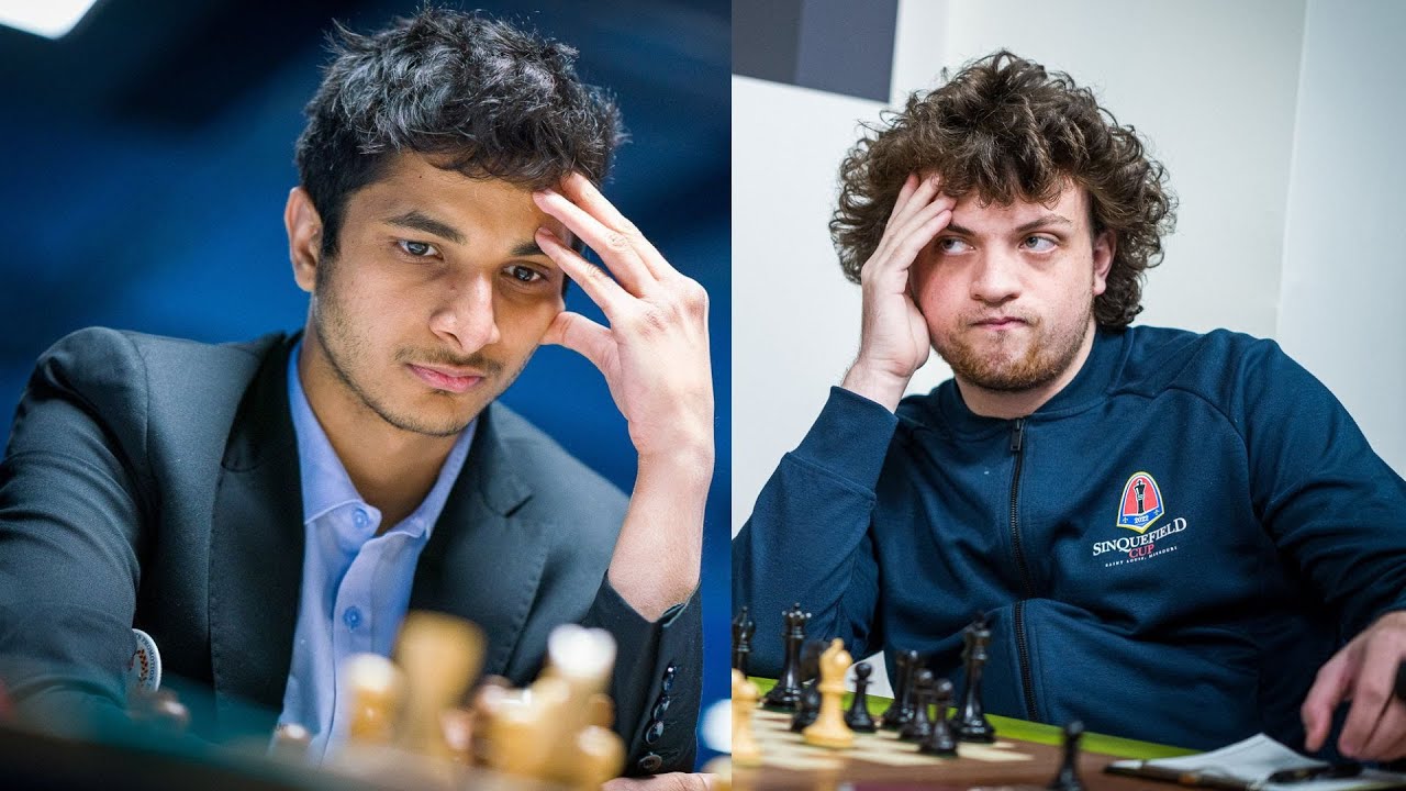 Vidit Gujrathi vs Hans Niemann | SuperGM Match in a stadium, Dallas ...