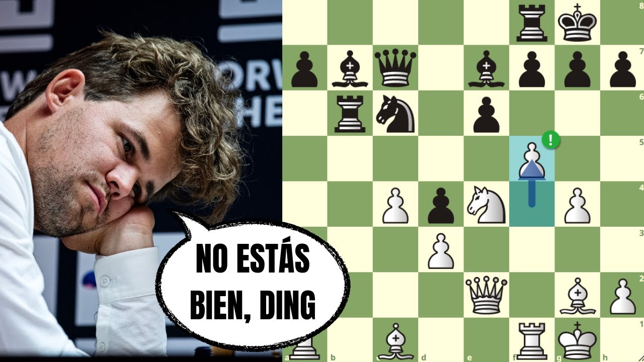 ¡MAGNUS LE DA UNA PALIZA AL CAMPEÓN MUNDIAL! : Carlsen vs Ding (Norway ...