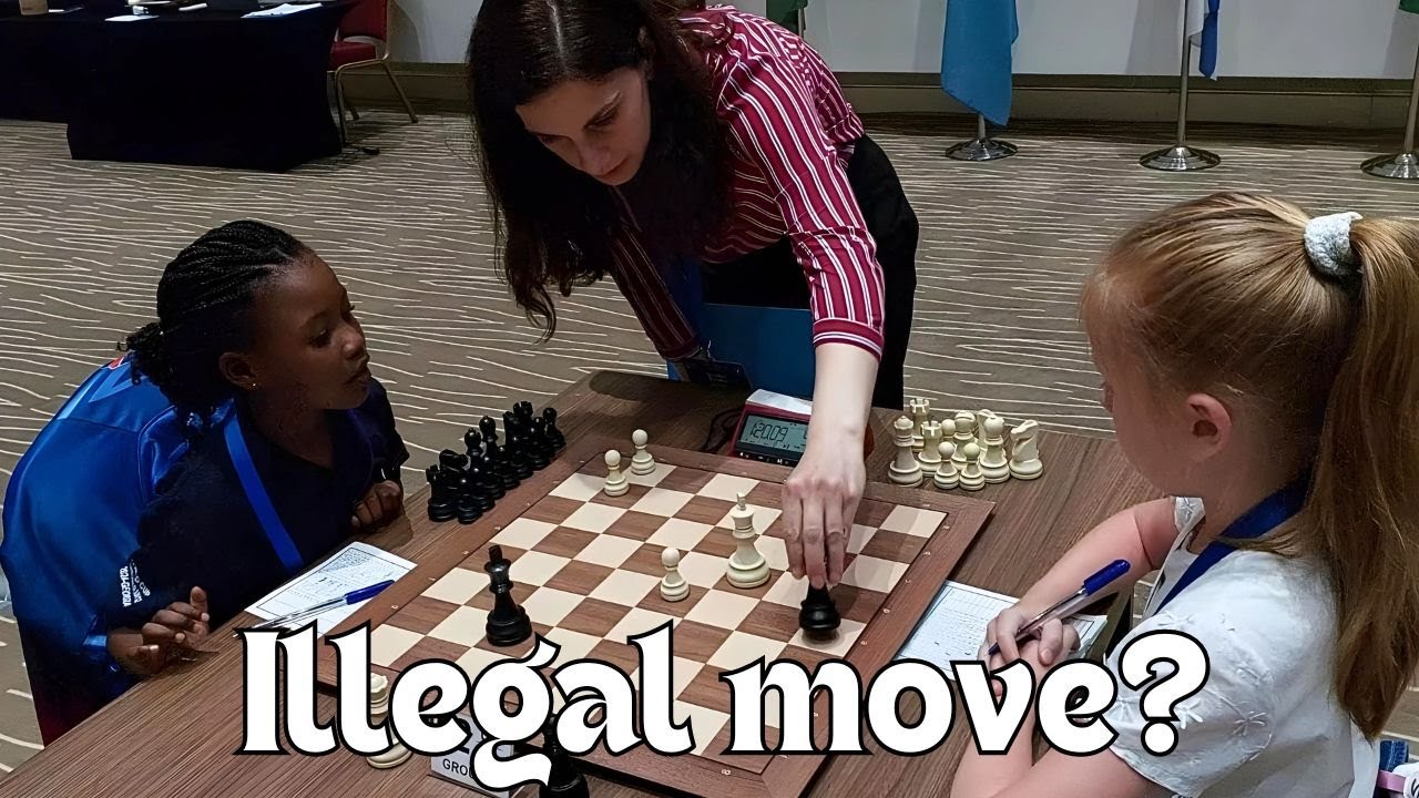 Why did they call the arbiter? Iyaloo vs Adelina | FIDE World Cup Youngsters