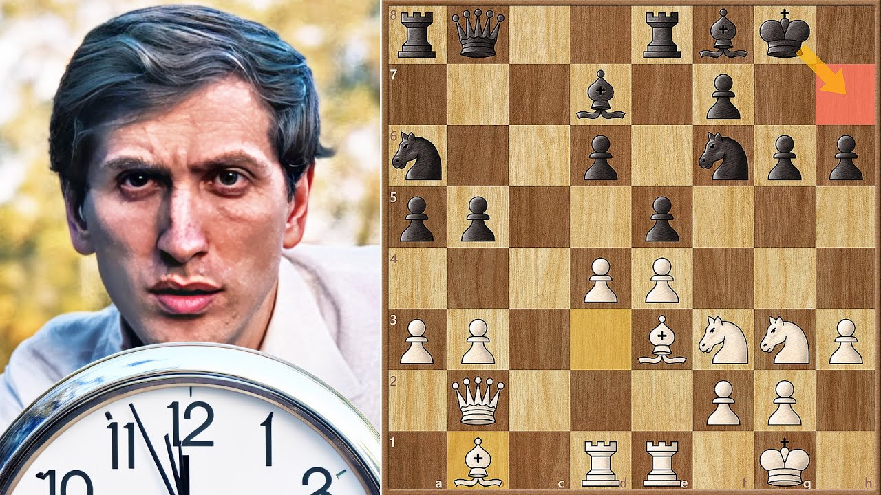 5 MIN LEFT!! || How Bobby Used Psychology To Win Games || Fischer vs Reshevsky (1967)