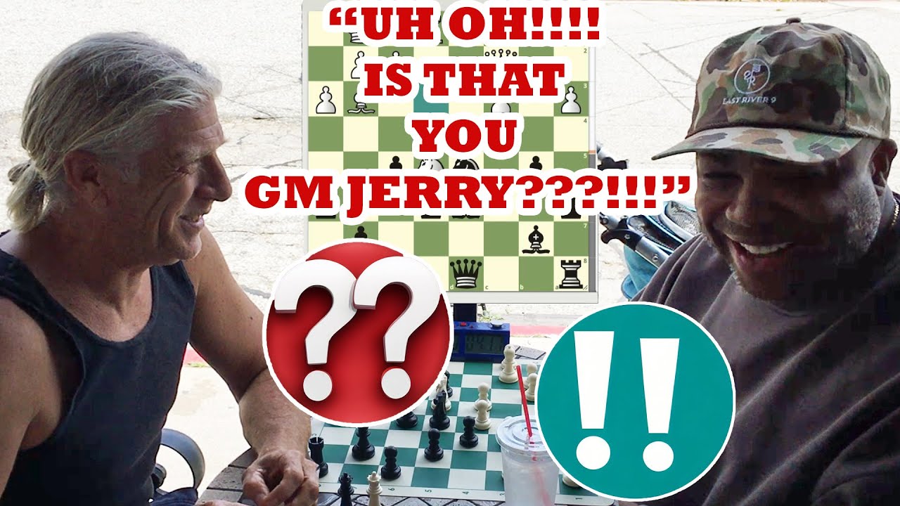 New GM? Hustler Takes On 2000+ Chess Shark! Not GM Jerry vs Jeff The Shark