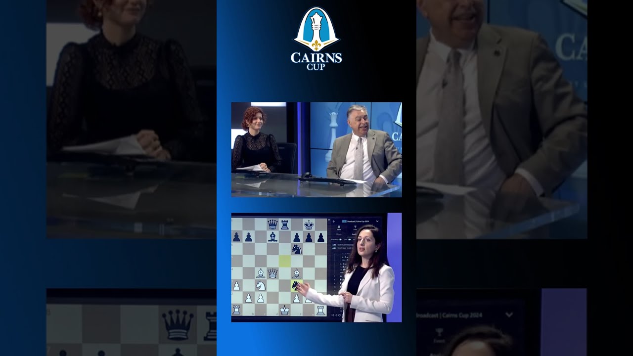 Nazi’s Pawn Sacrifice #CairnsCup #chess #chesstactics
