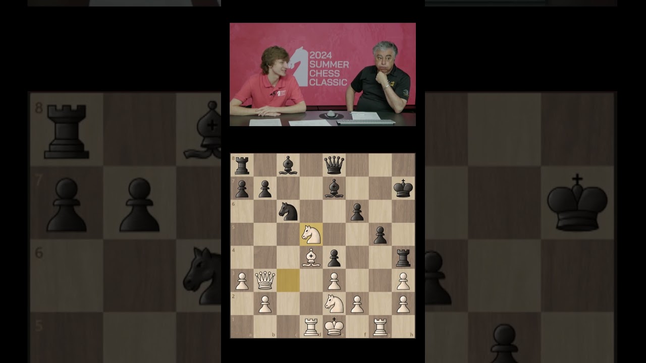 GM Ray Robson Makes A Mess #summerchessclassic #chess #chesstactics # ...