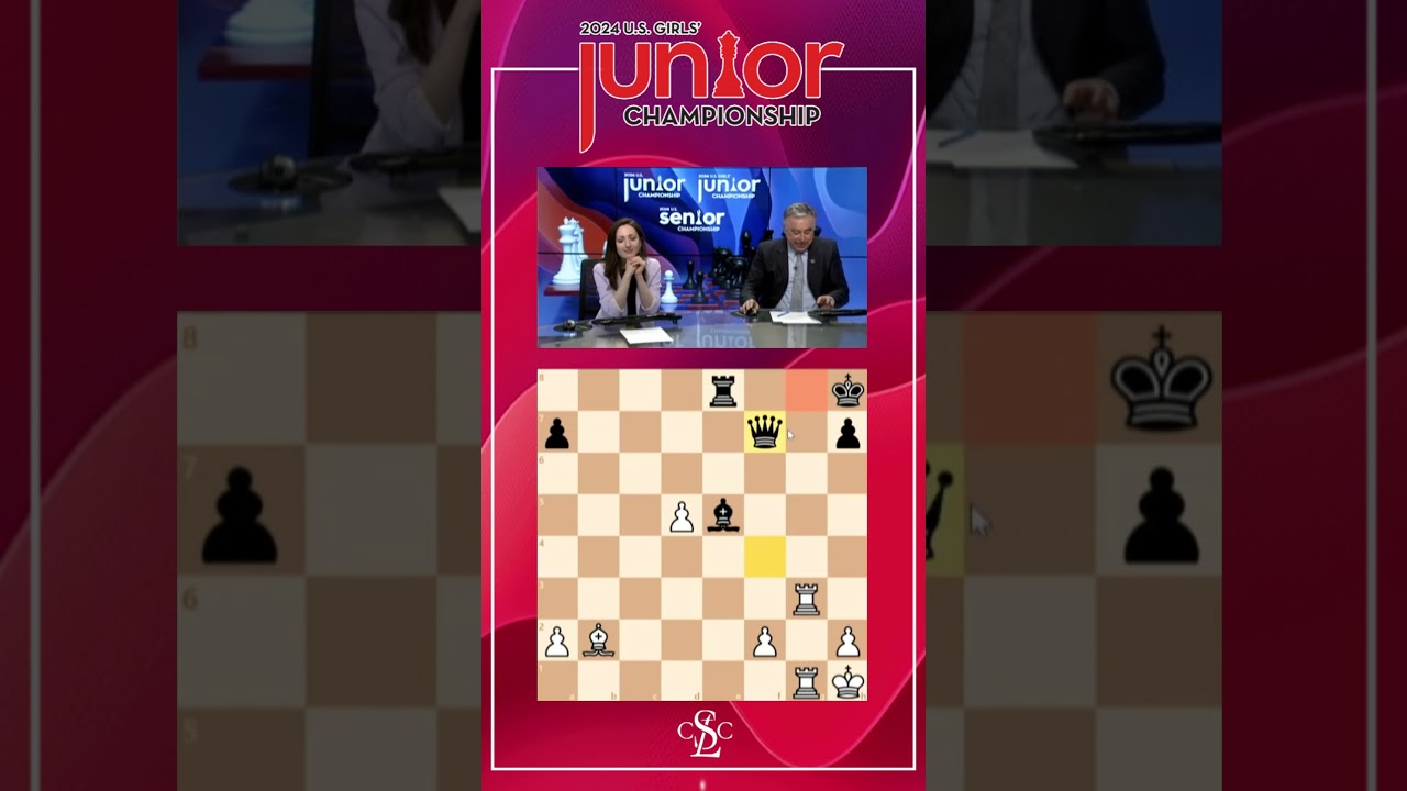 When Alice Lee Attacks #uschesschamps #usjuniors #chess #chesstactics # ...