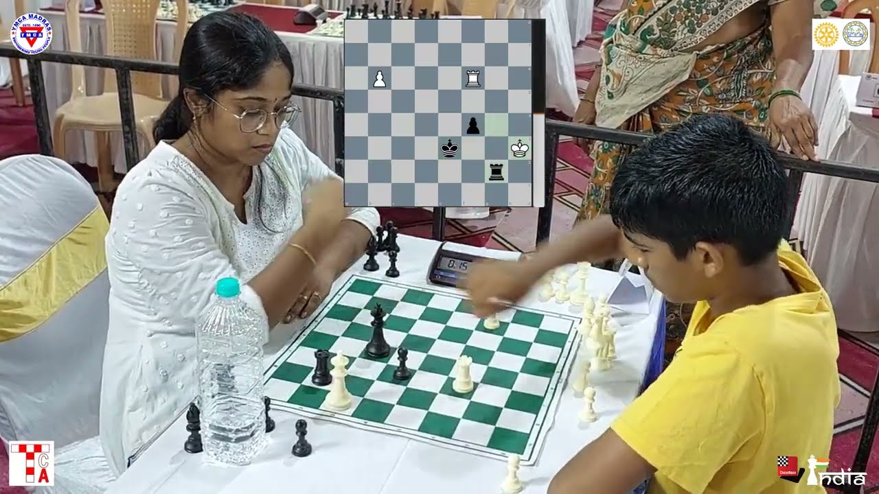 Pawn Race in a Rook Endgame can be Challenging - WIM Sahajasri v Mridav ...