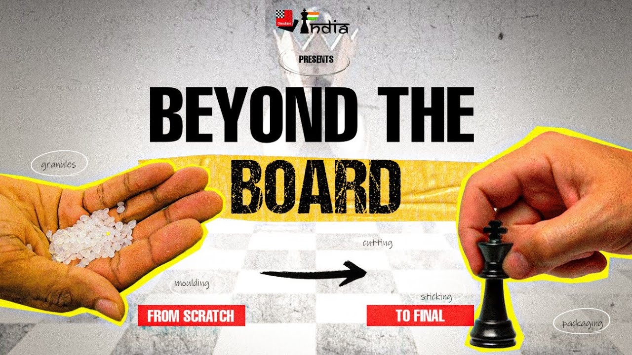 How a Chess set is made from scratch | ChessBase India documentary