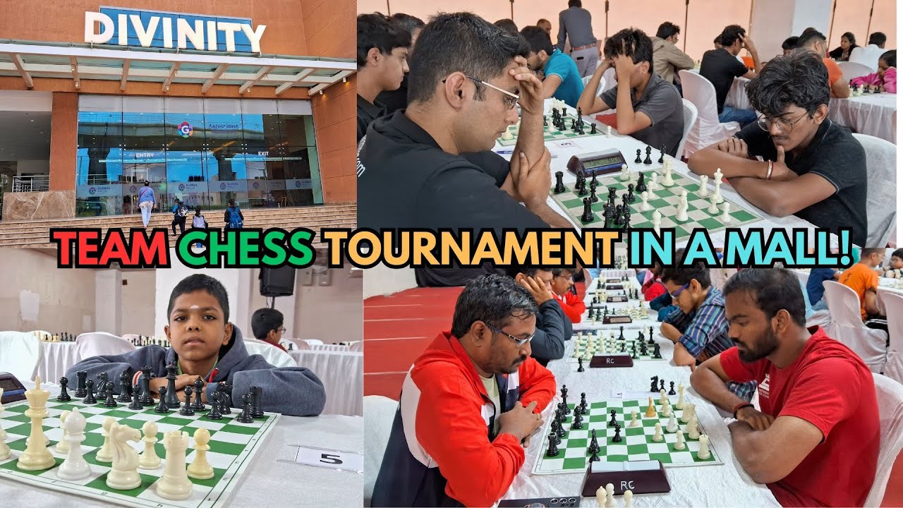 Team Chess Tournament in a Mall! | 1st Bangalore Triple Crown All India ...