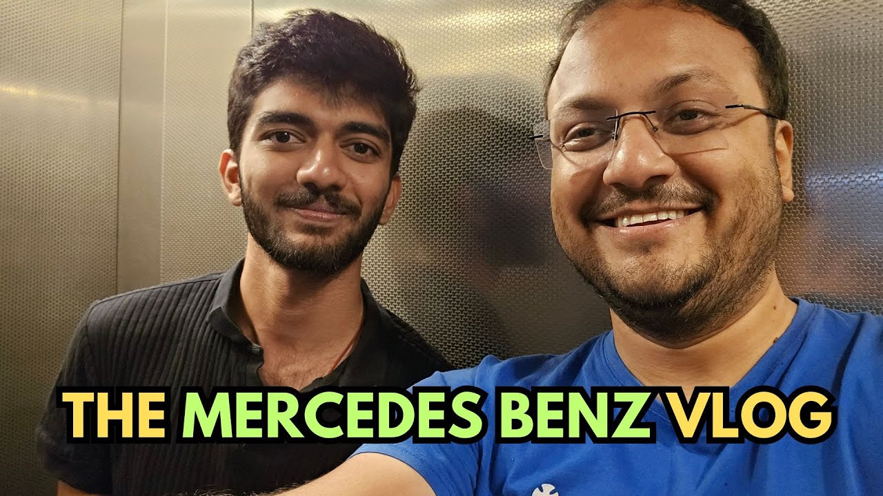 World Championship Challenger Gukesh gets a Mercedes Benz Vlog | Velammal School