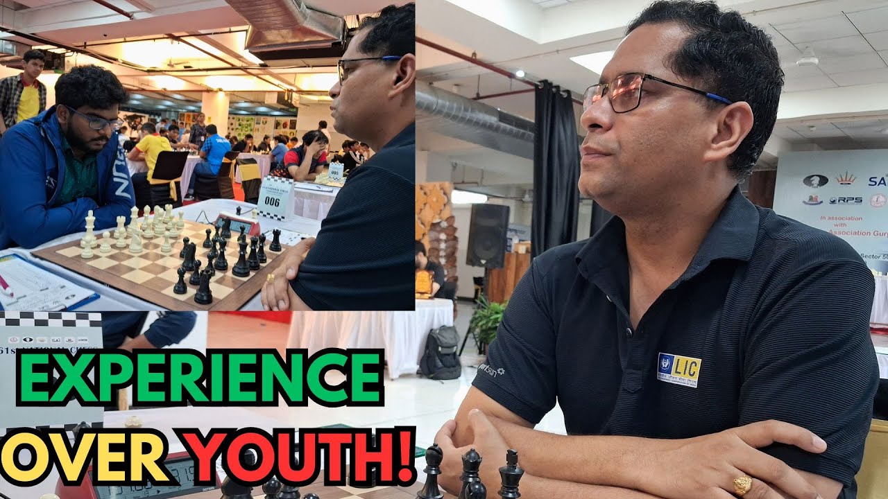 A fantastic finish | Grandmaster Sriram Jha takes down GM Visakh NR ...