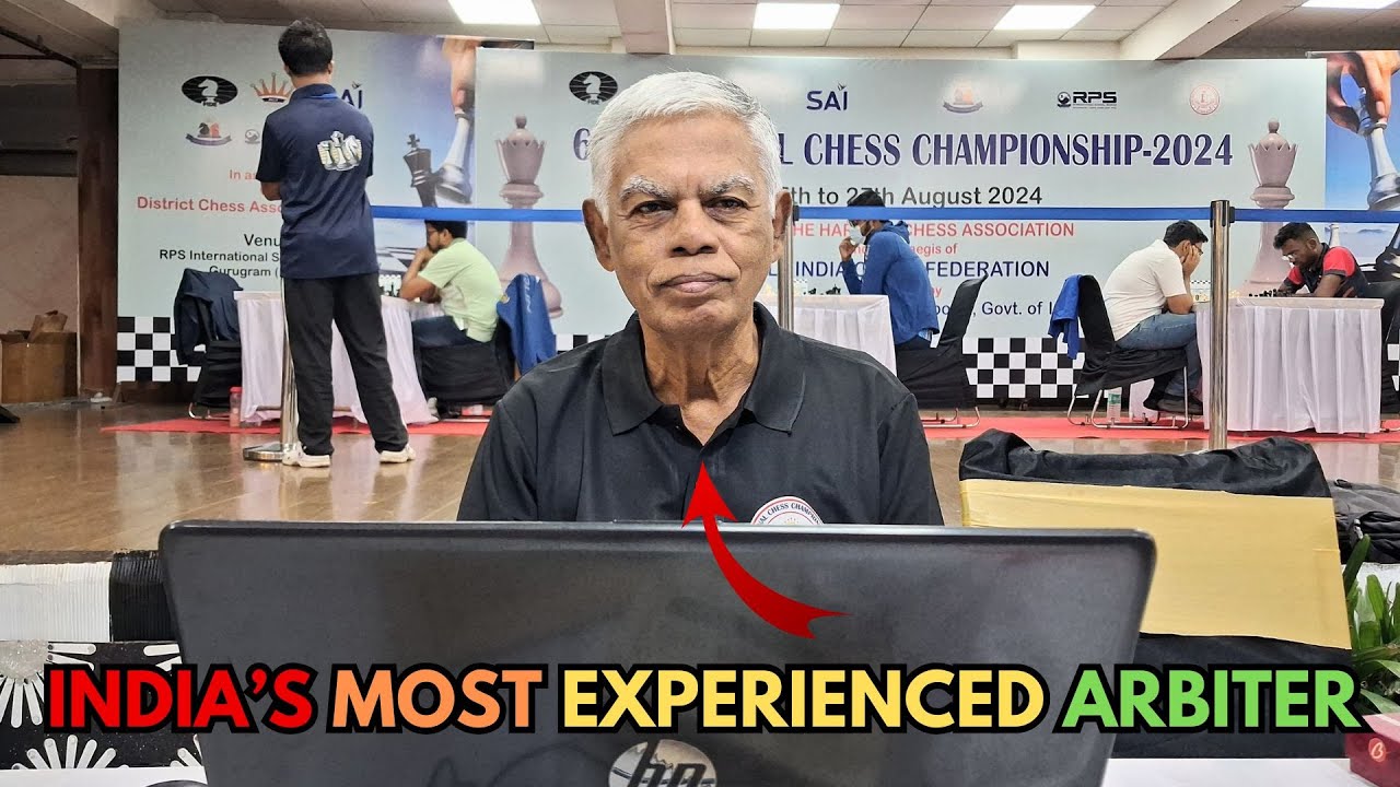 An Interview with India’s most experienced Chess Arbiter | IA Rathinam ...