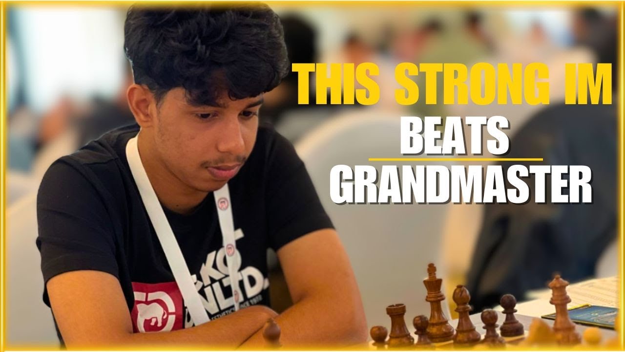 2441-Rated IM Jubin Jimmy Beats GM Aditya Mittal | 30th Abu Dhabi Masters