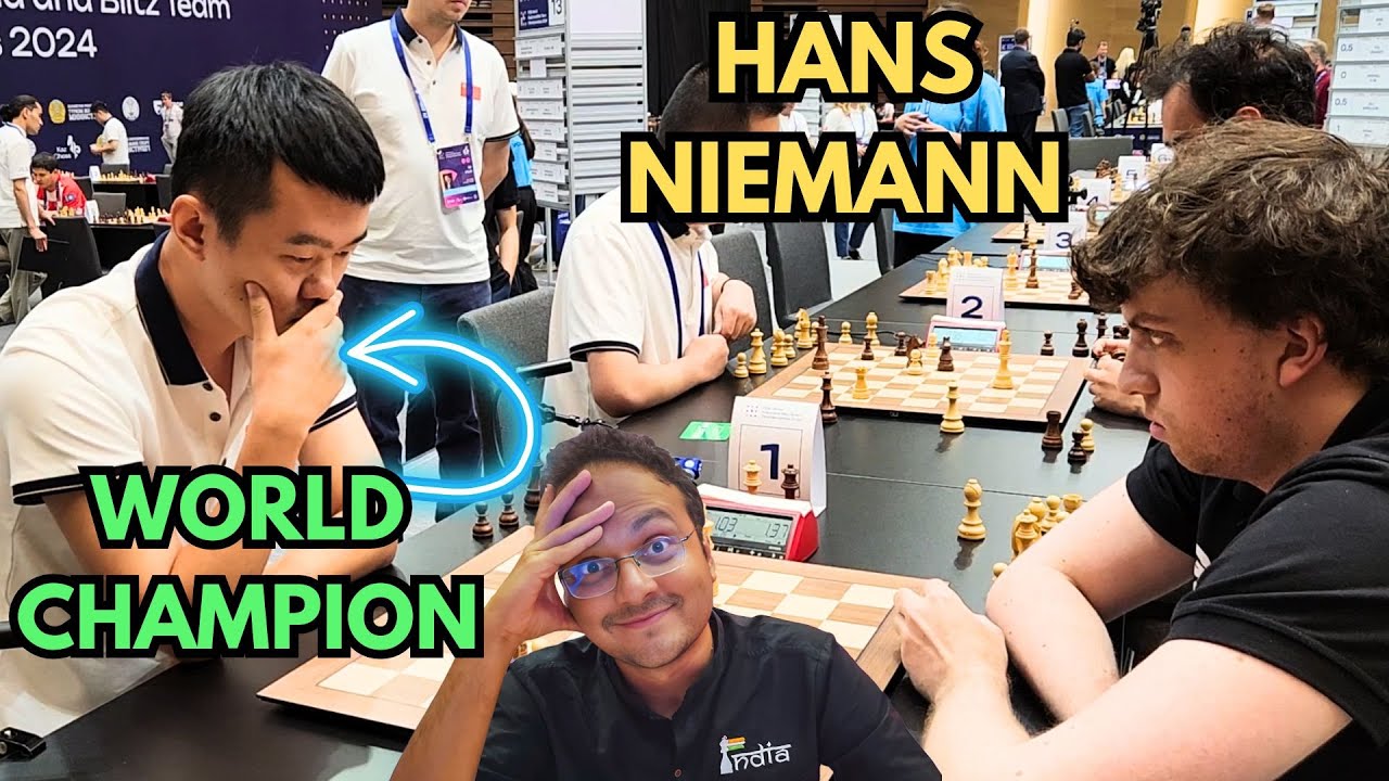 The end was shocking | Ding Liren vs Hans Niemann | World Rapid Teams 2024