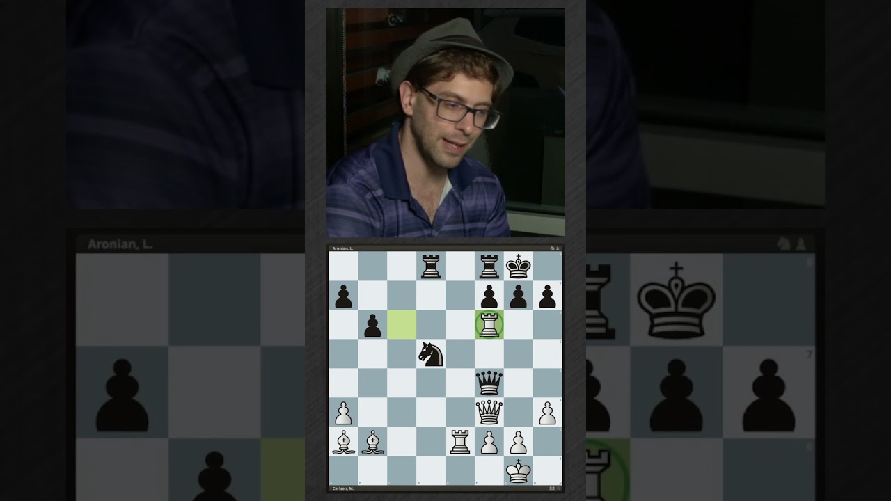 Carlsen’s Rooks Go H.A.M. #chess #chesstactics #lichess