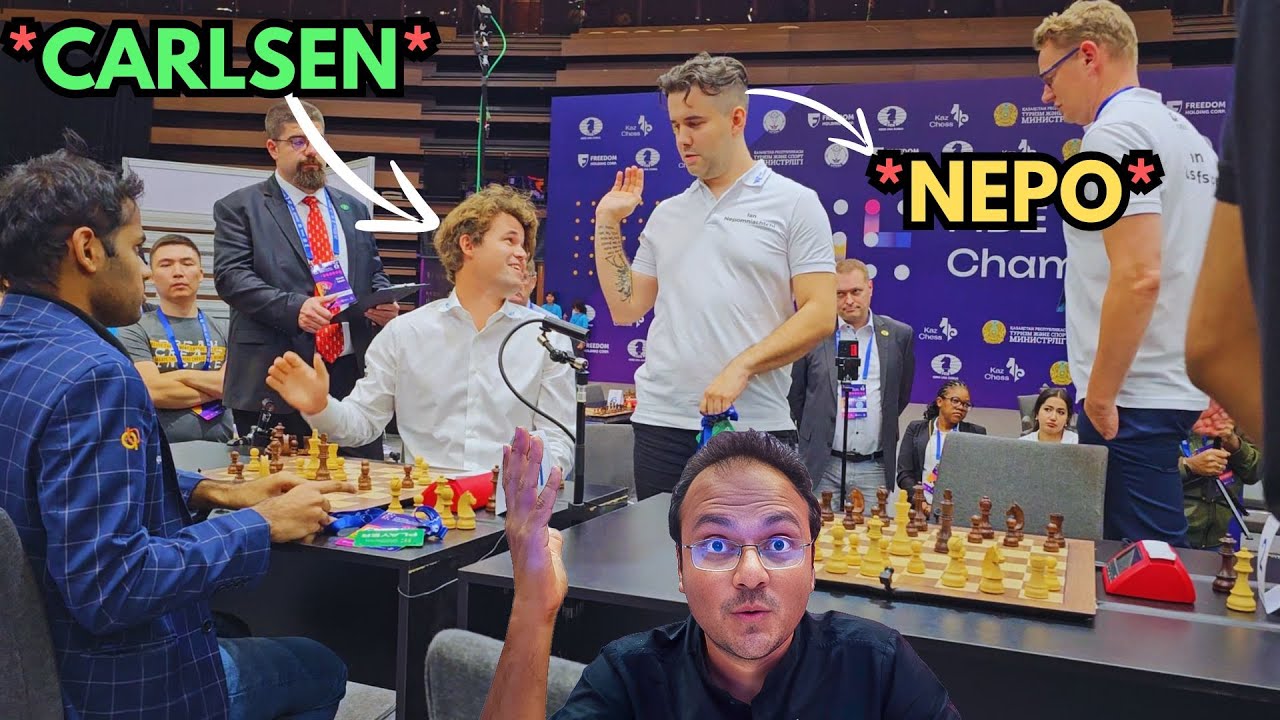 The Chess Bros! Nepo helps Carlsen to power himself for a win against ...