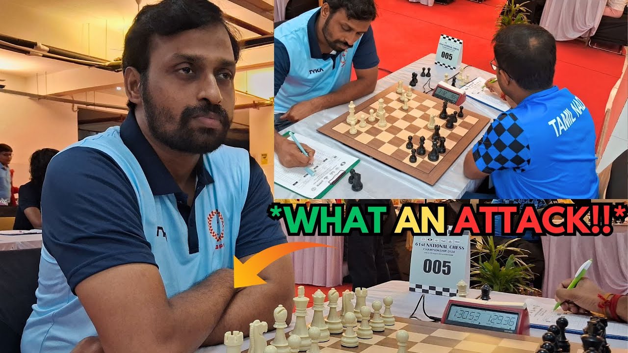 Destroying the KING | Grandmaster Venkatesh MR breaks down his win ...