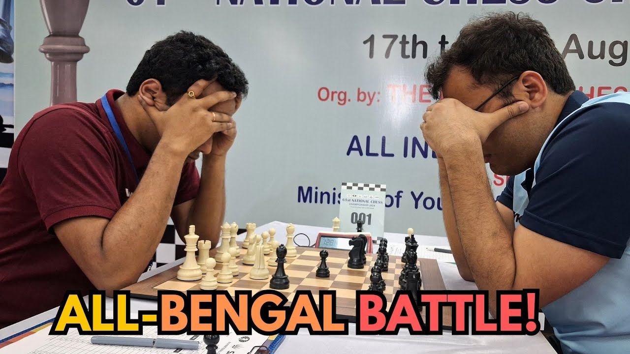 The All-Bengal Battle | GM Deep Sengupta vs GM Surya Sekhar Ganguly ...