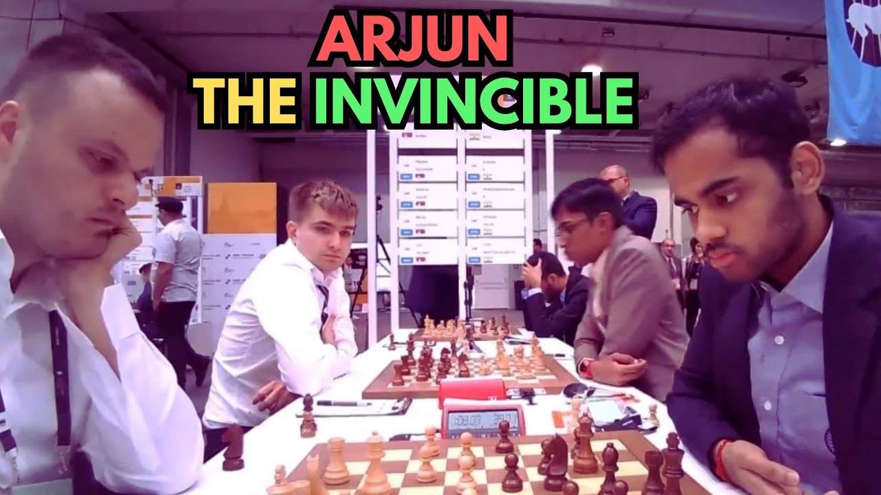 Arjun absolutely invincibel! 4.0/4 at the Chess Olympiad 2024