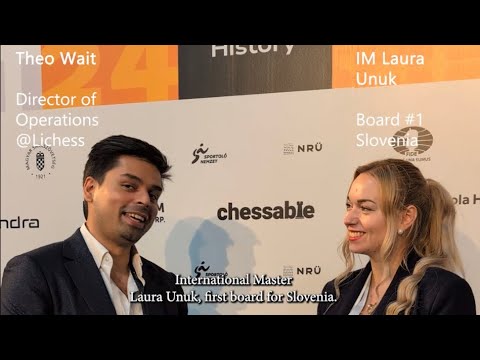 Interview with IM @LauraUnukChess at the Chess Olympiad 2024