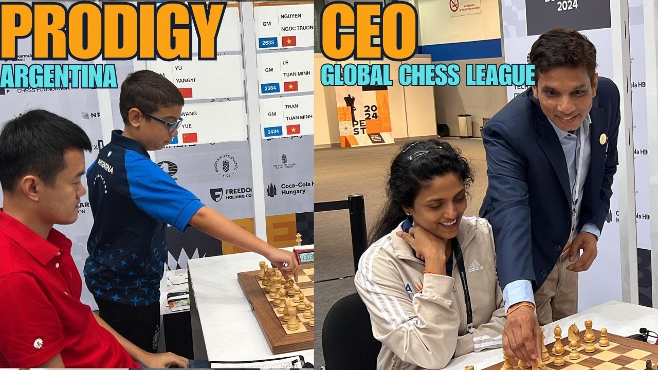 11-Year-Old Faustino Oro And Global Chess League CEO Inaugurate Round ...