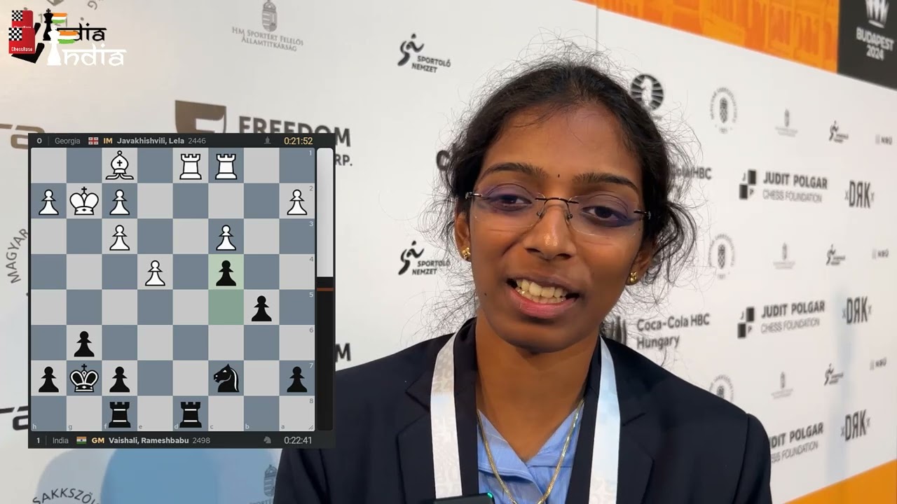 Vaishali on the important decision she took in the Georgia Match ...